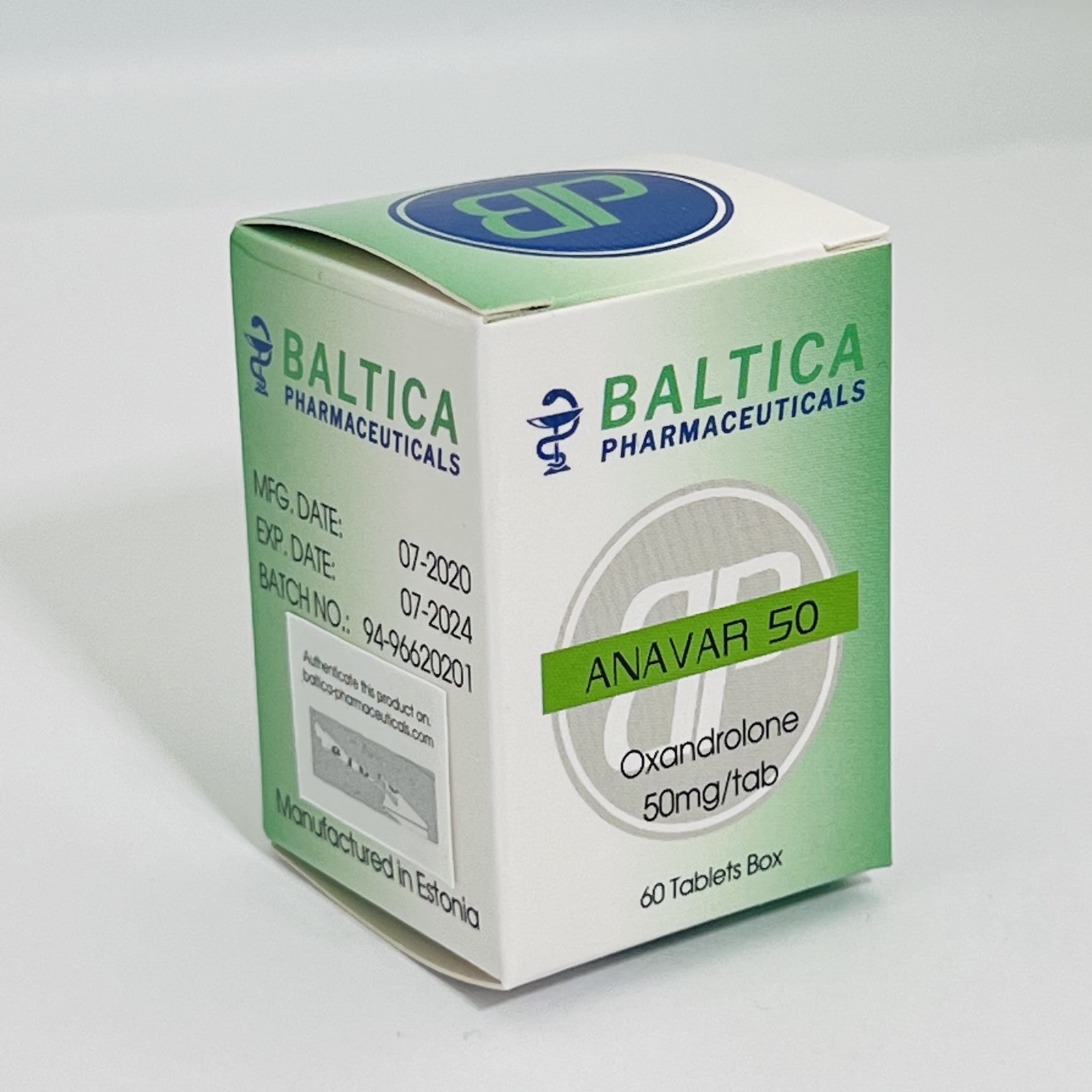 ANAVAR 50 (Oxandrolone) 60 Tablets Baltica Pharmaceuticals - Sterydy24.pro